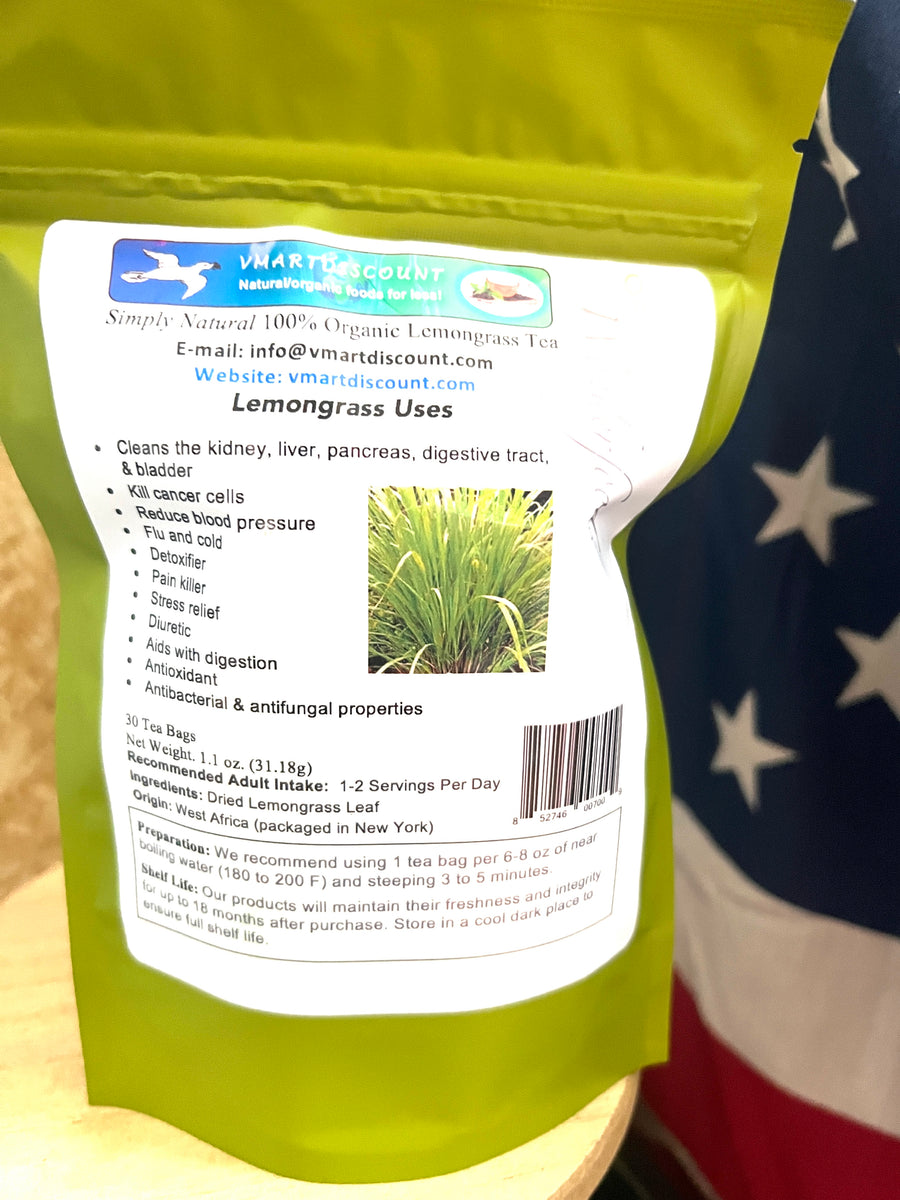 Lemongrass Herbal Tea – Vincent Farms Natural Foods