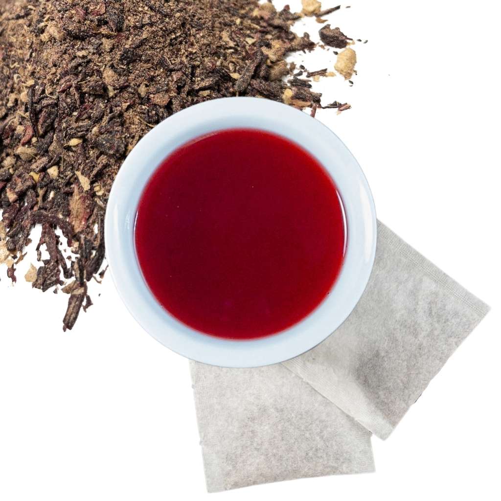 Hibiscus Flower & Ginger Root Herbal Tea – Vincent Farms Natural Foods